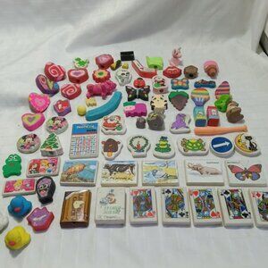 Office | Collection Of Over 6 Vintage Erasers From The 70s 80s And 90s ...